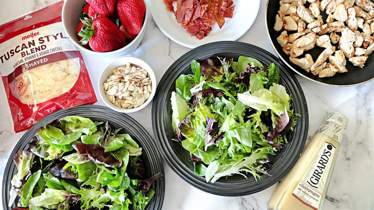 You have to try this copycat Wendy's strawberry summer salad recipe