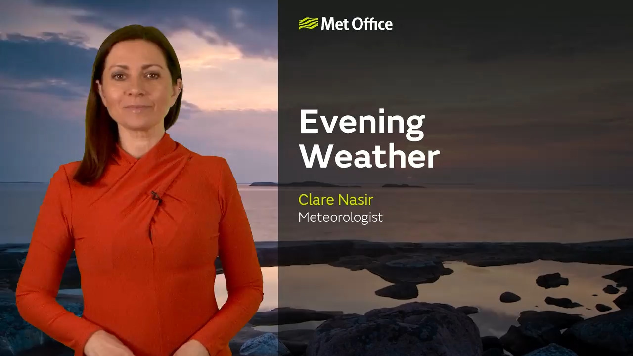Met Office Tuesday evening weather forecast 14/04/2026