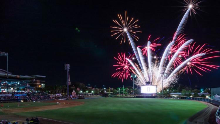 Jacksonville Jumbo Shrimp fireworks return as Duval County ends burn ban
