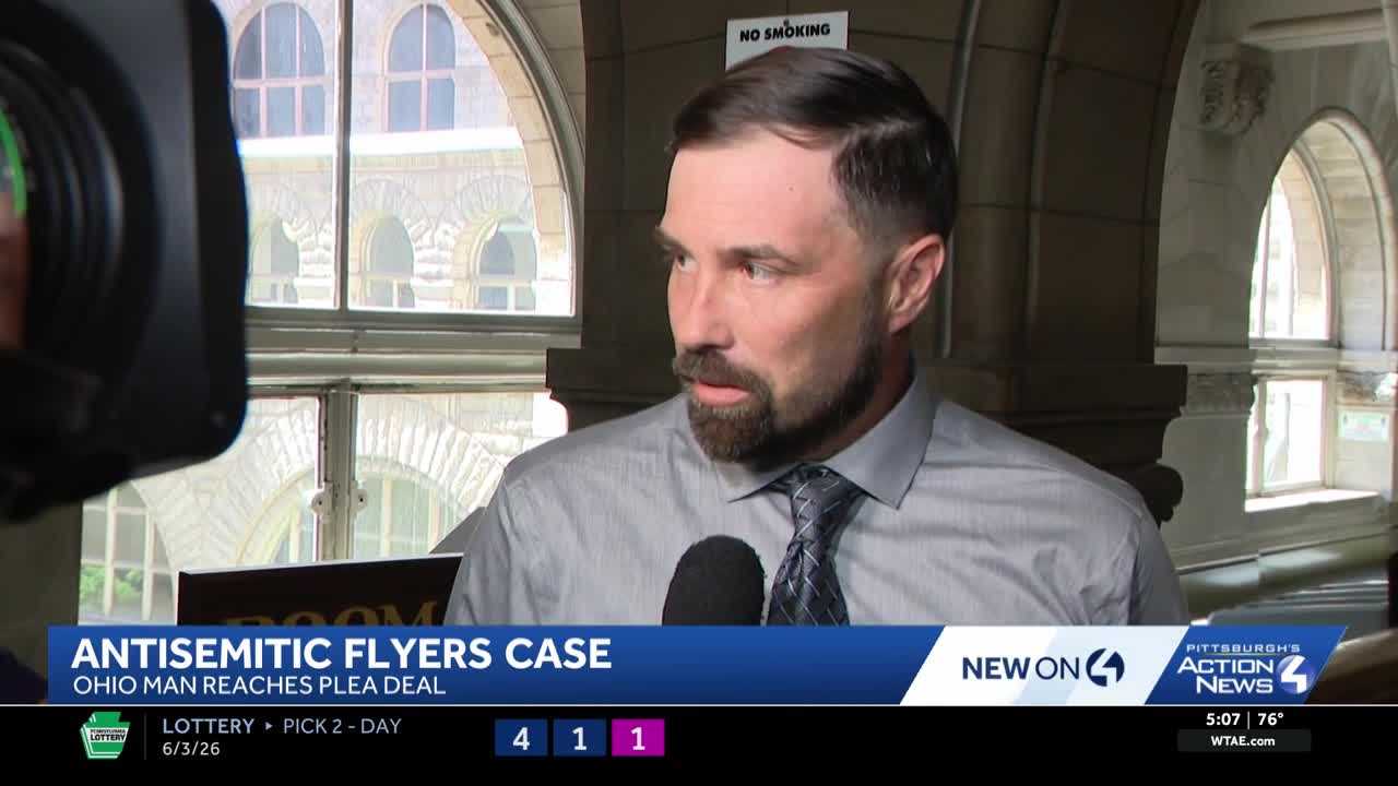 Ohio man defends distributing antisemitic flyers in Pittsburgh's ...