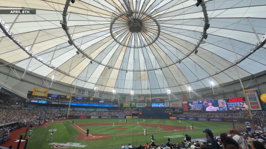 Remembering the night Tropicana Field lost its roof during Hurricane Milton