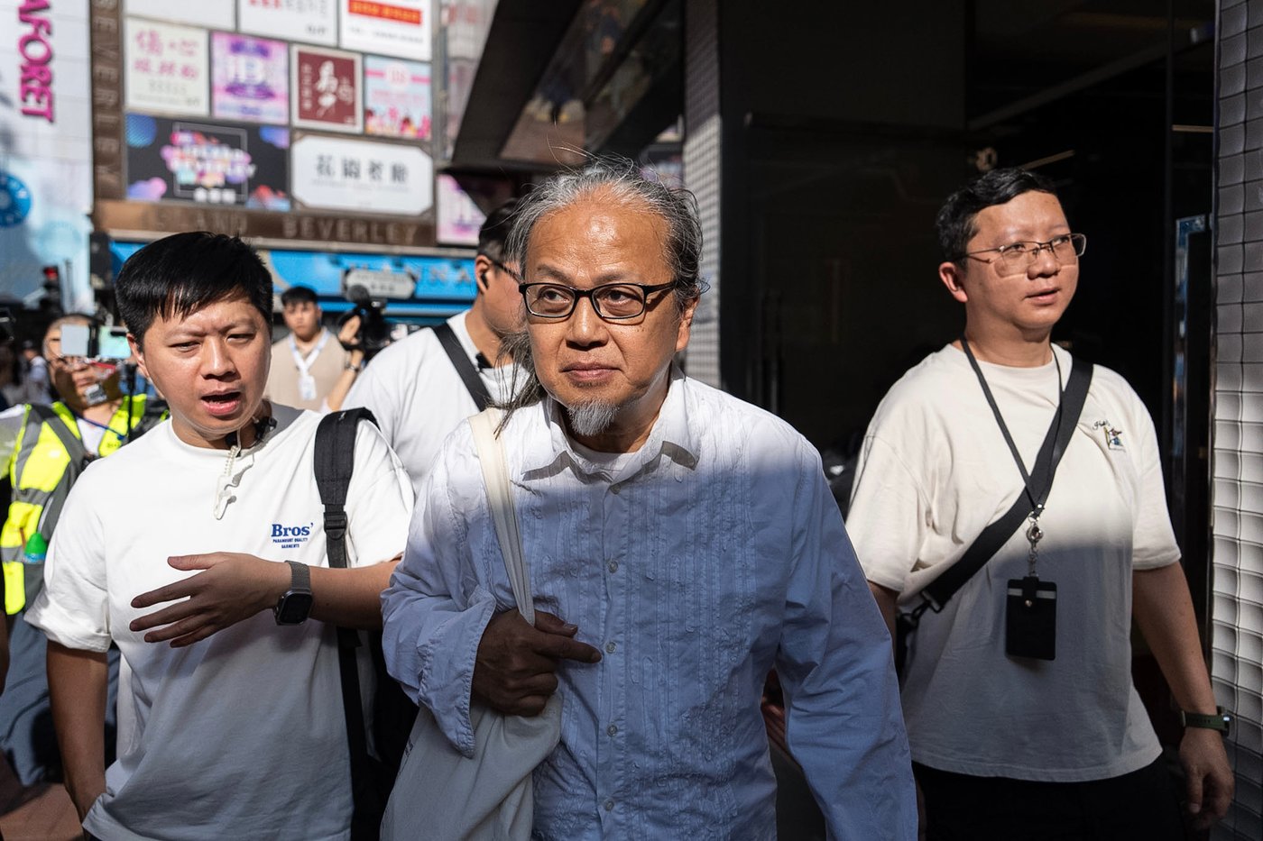 A Hong Kong artist tries to mark the Tiananmen crackdown. Police ...