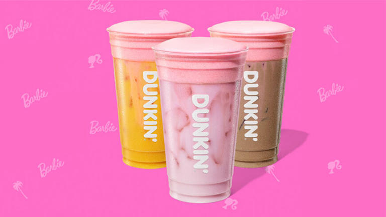 Hope you like pink: Dunkin’s June drinks get the Barbie treatment