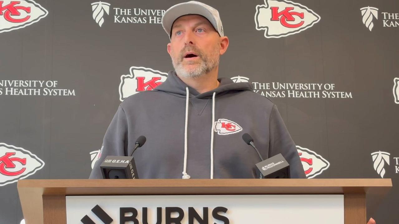 OC Matt Nagy on Xavier Worthy's OPI vs. Dallas
