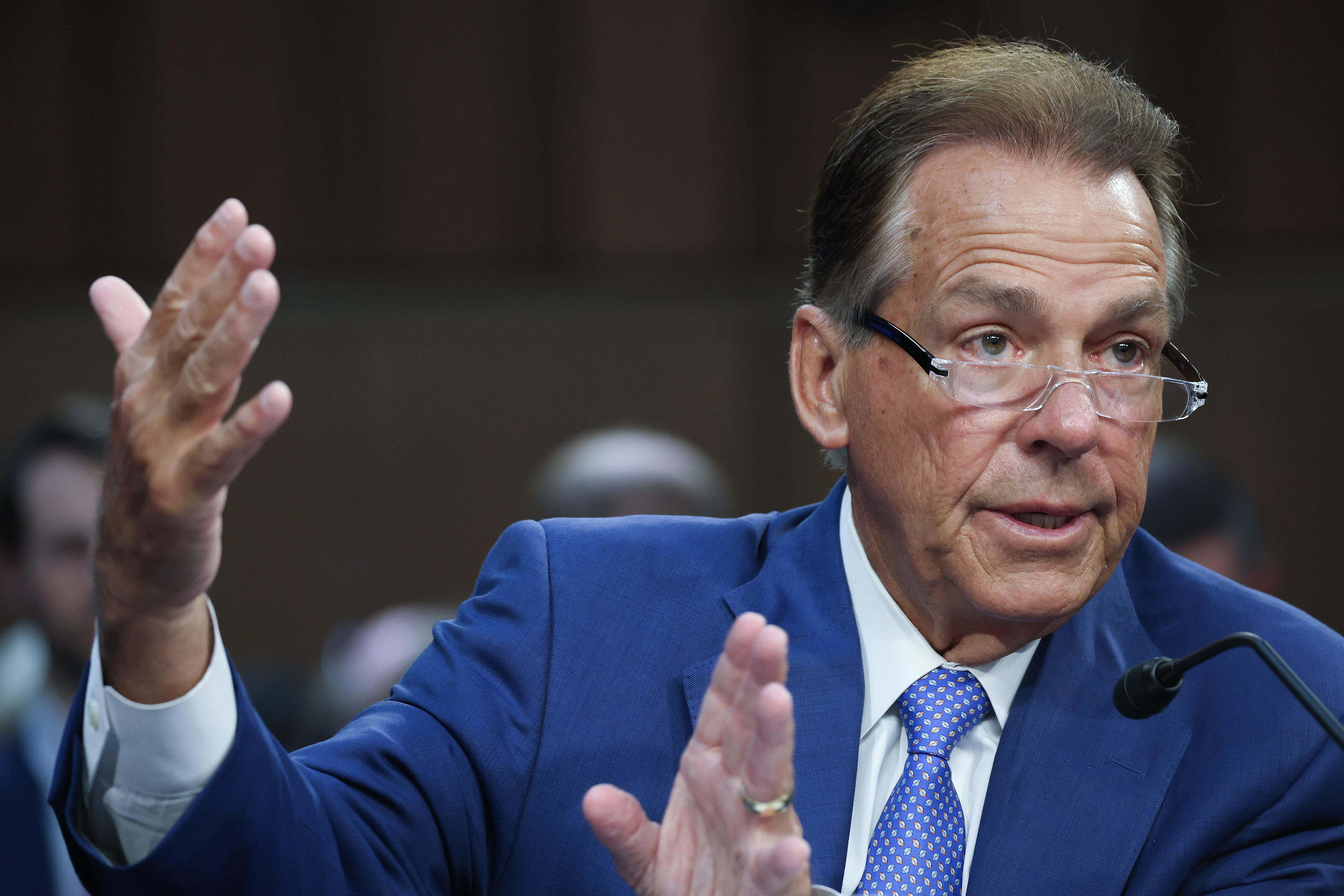 Nick Saban's quotes to Congress in NIL testimony will make you LOL