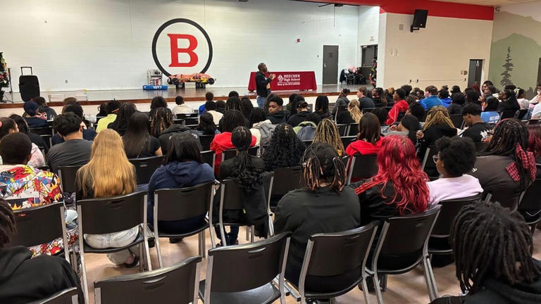 Beecher Community Schools celebrate perfect attendance with golden tickets