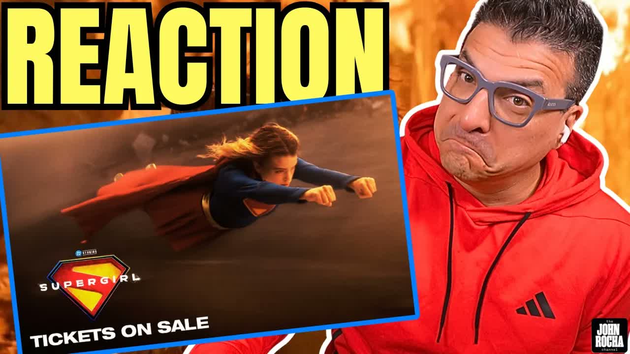 New Supergirl trailer reaction | "Tickets on sale" | WB | DC | James Gunn