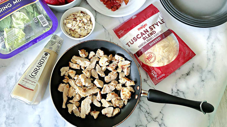 You have to try this copycat Wendy's strawberry summer salad recipe