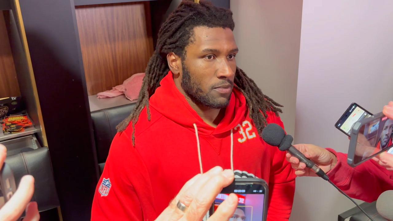Kansas City Chiefs Nick Bolton speaks on the loss to the Houston Texans