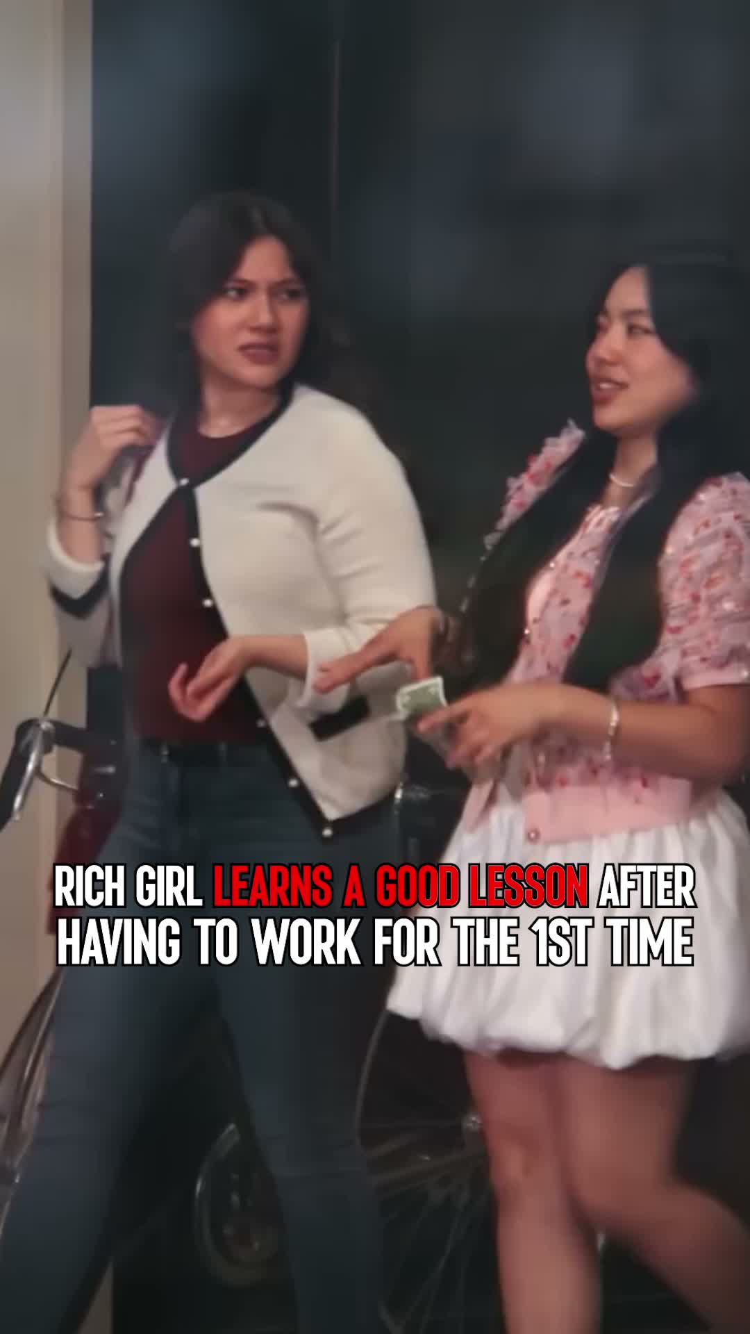 This rich girl learns a good lesson!