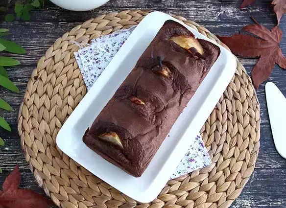 Chocolate pear cake