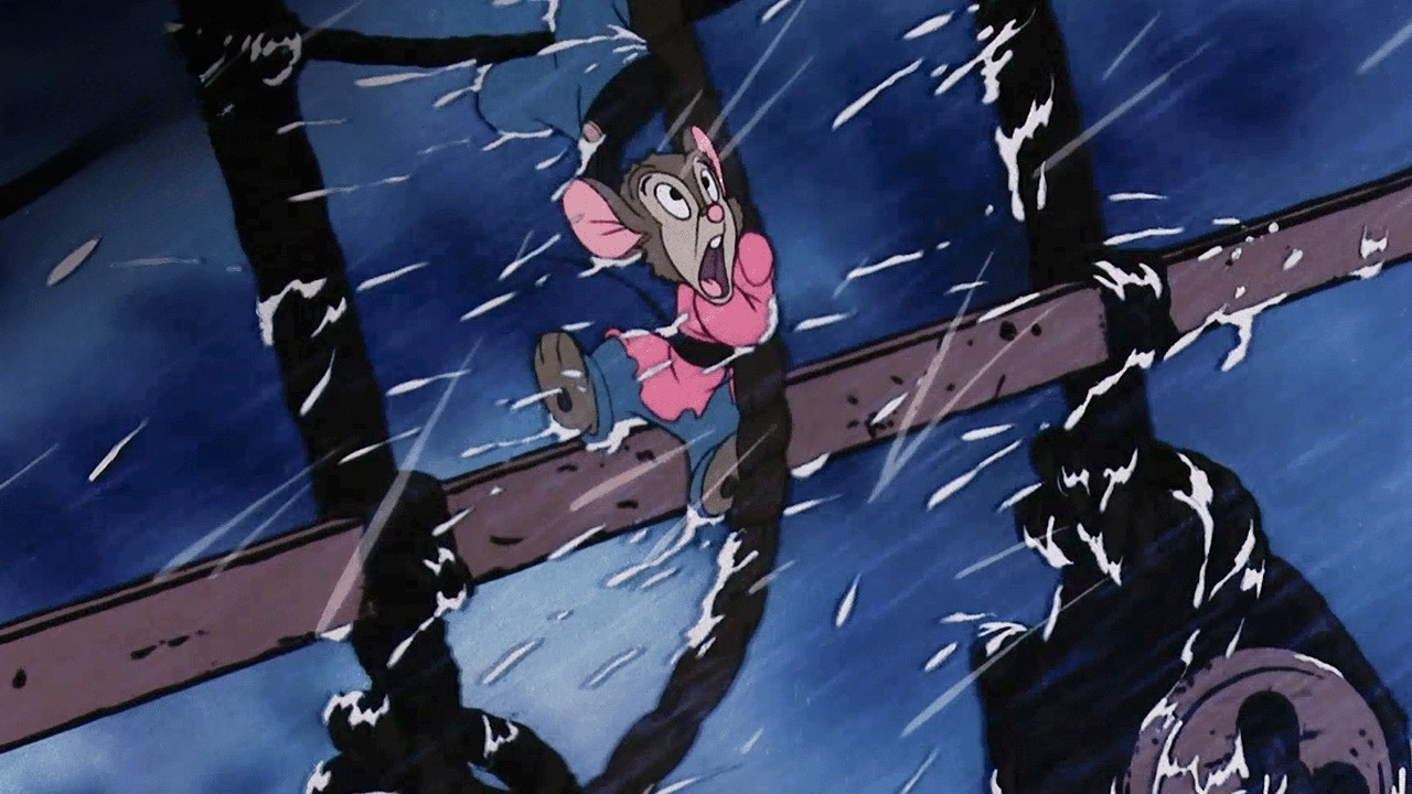 Thunderstorm separates Fievel from his family | An American Tail