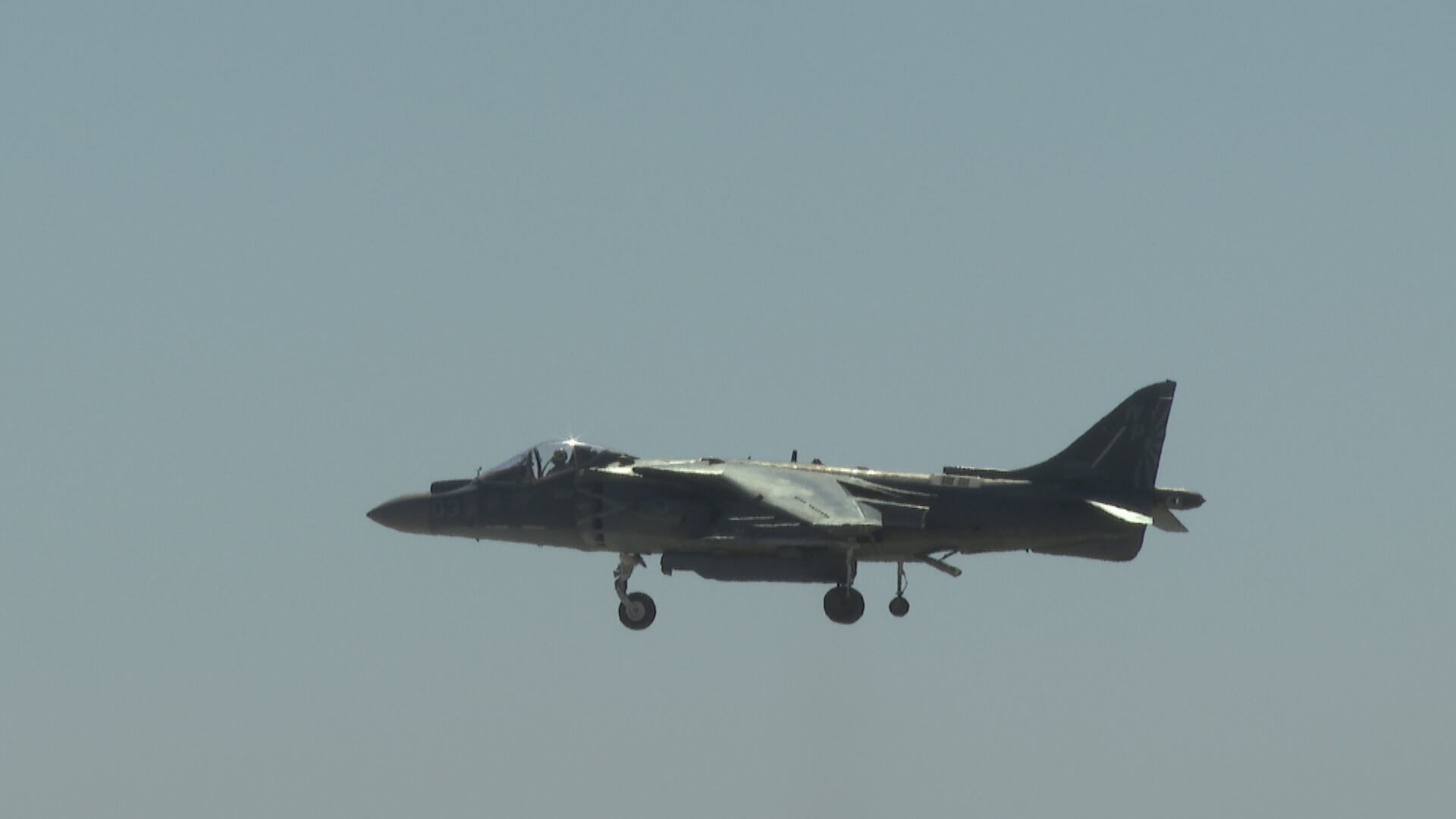 Cherry Point holds sundown ceremony for AV-8B Harrier