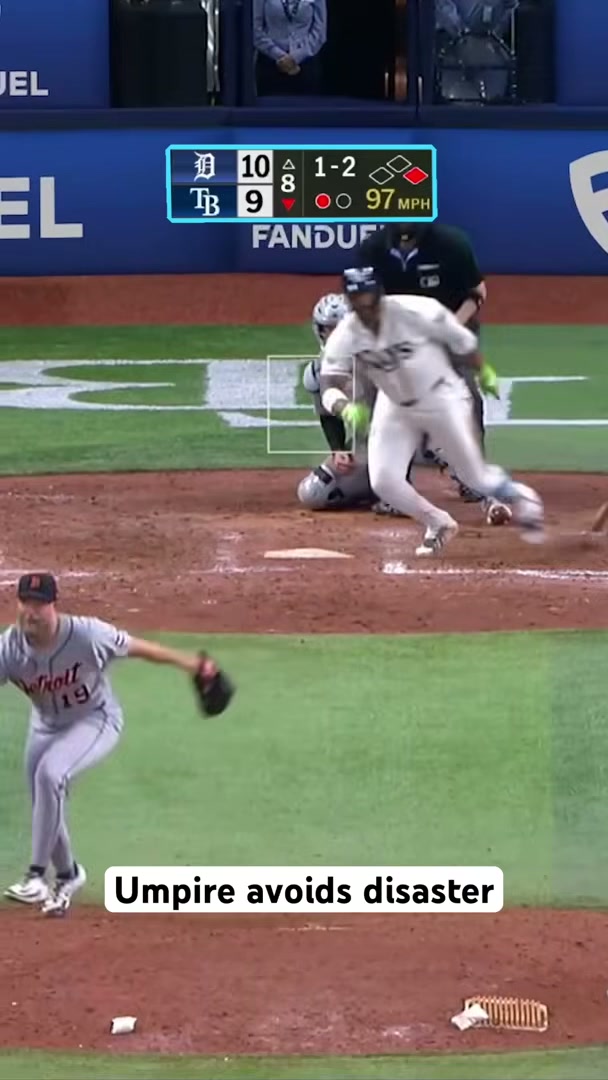 Error almost led to catastrophe for this umpire