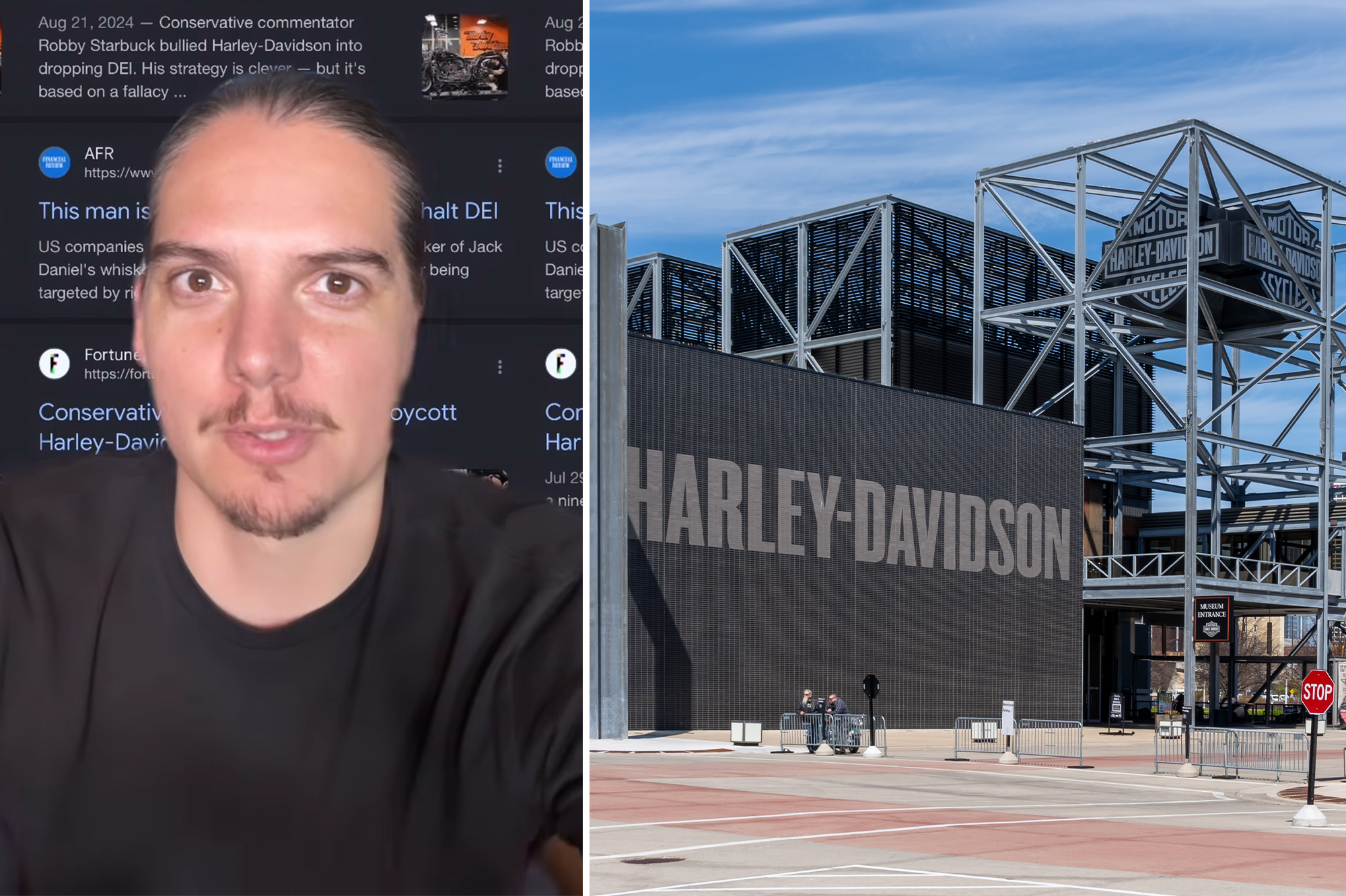 Robby Starbuck renews Harley-Davidson boycott call over alleged 'woke ...