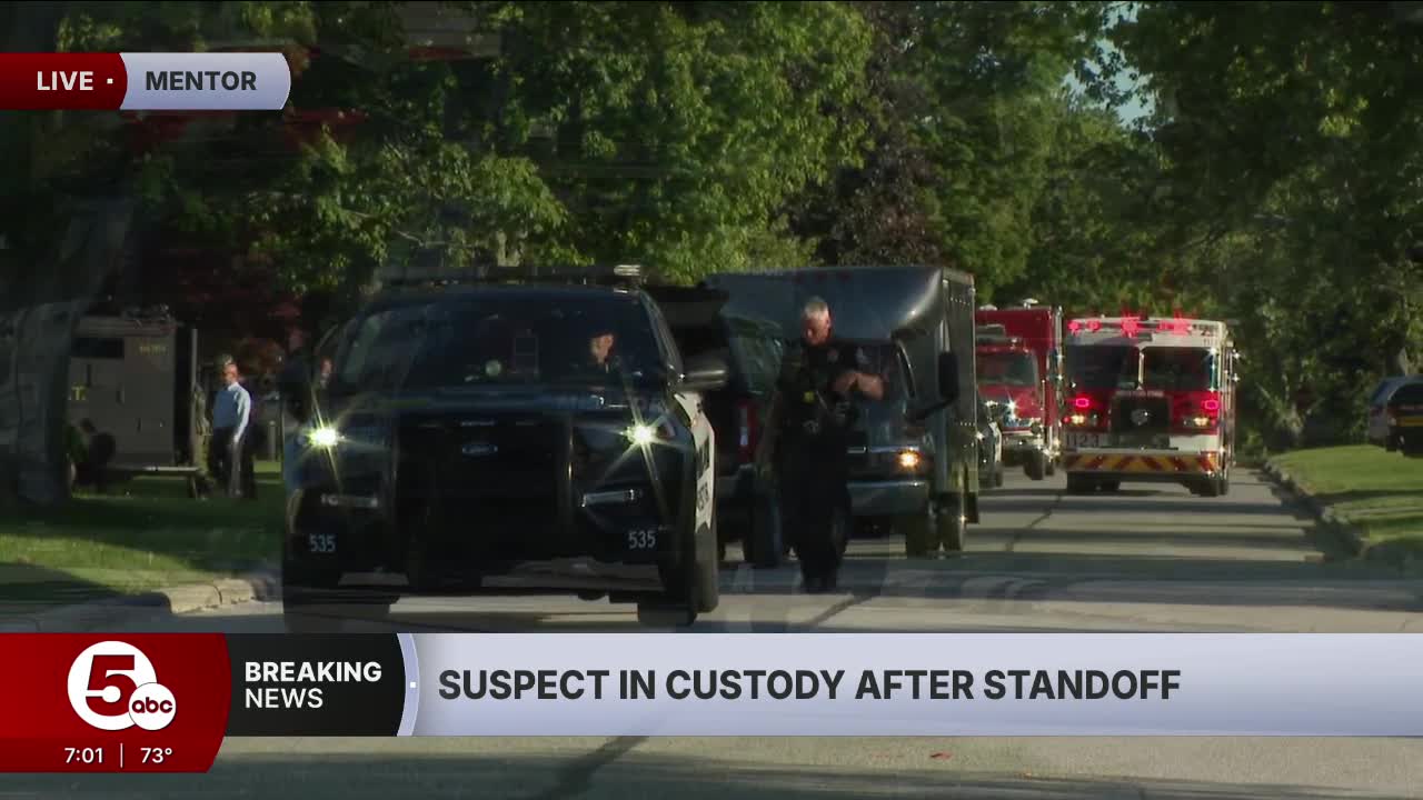 Barricade situation in Mentor ends after man allegedly strikes 1 with ...