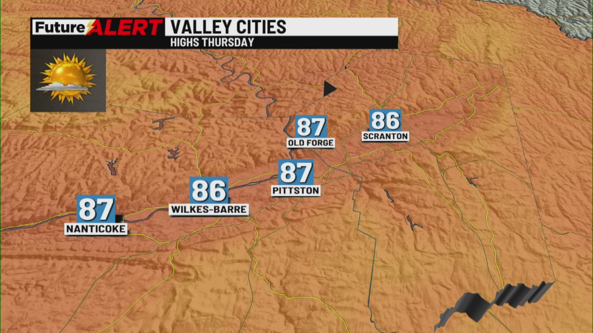 Wyoming Valley weather forecast - 06/03/26 - evening | 28/22 News