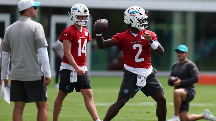Dolphins second minicamp practice observations: Ewers shines, Salyer ...