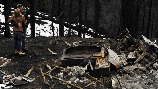 Wolf fire survivors turn loss into art and call for action