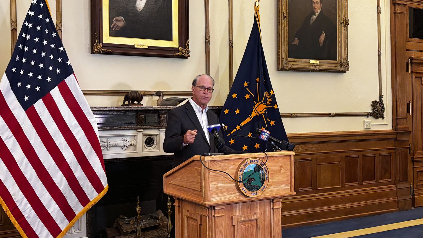 Gov. Mike Braun extends gas tax suspension to July