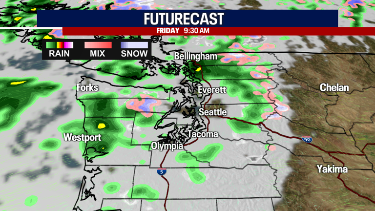 Seattle weather: Temps cool on Wednesday, rain returns