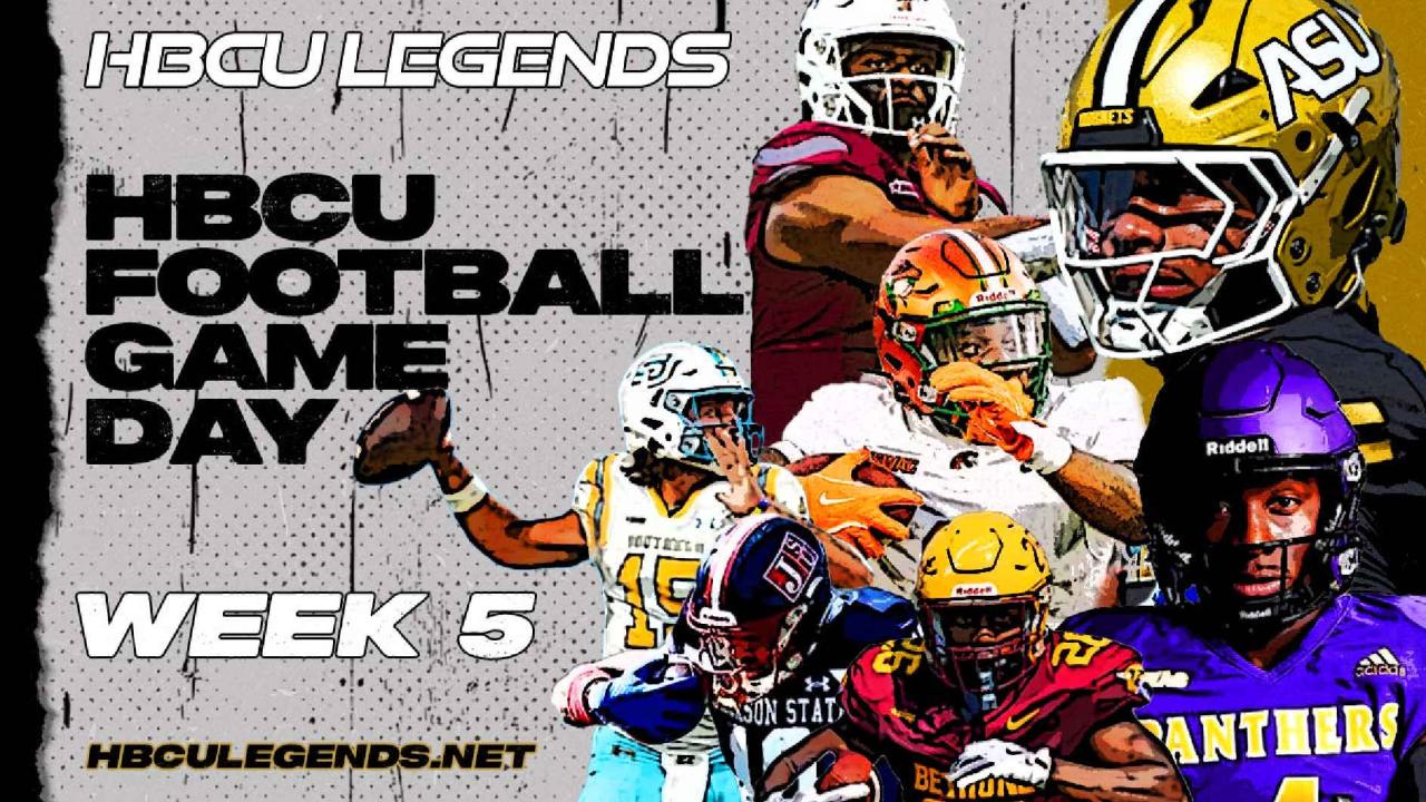 Don't miss these epic HBCU football week 5 matchups