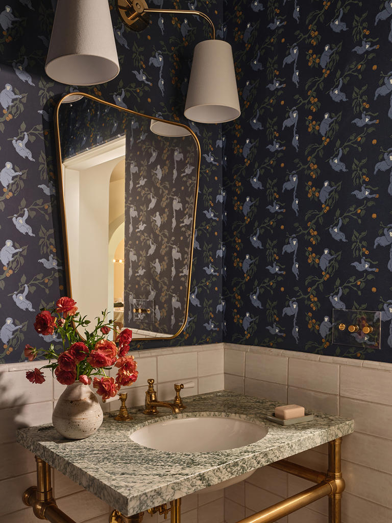 Handmade tile and one very bold laundry room gave this California new ...