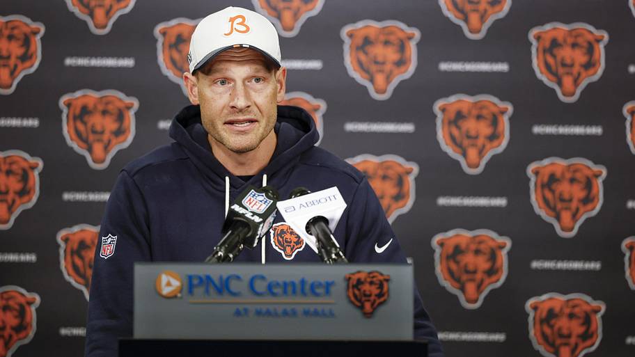 Bears OTAs take awkward turn as Ben Johnson gets interrupted mid-presser