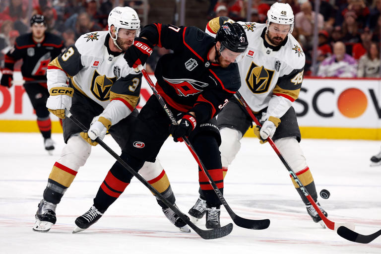 Down 0-1 in Stanley Cup Final, Hurricanes coach on top line vs. Vegas ...