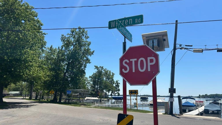 New LED stop sign installed after multiple vehicles ended up in ...