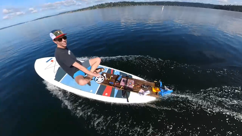 High efficiency paddle vs propeller performance test