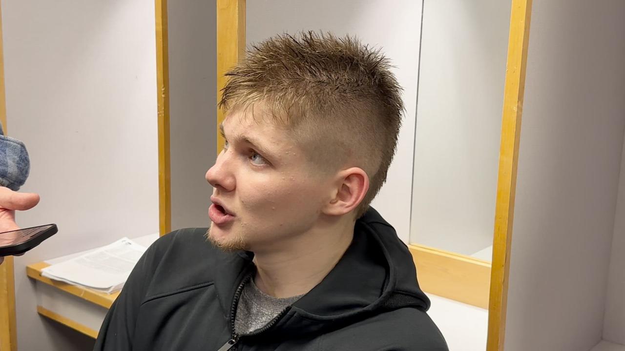Michigan State Spartans basketball F Jaxon Kohler post-Illinois 2-15-25