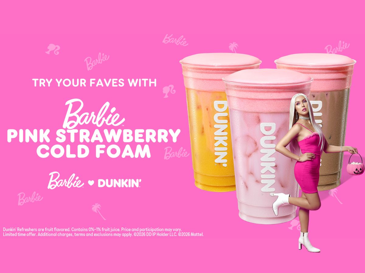 Dunkin' unveils Barbie-inspired pink summer drinks, new menu & rewards ...