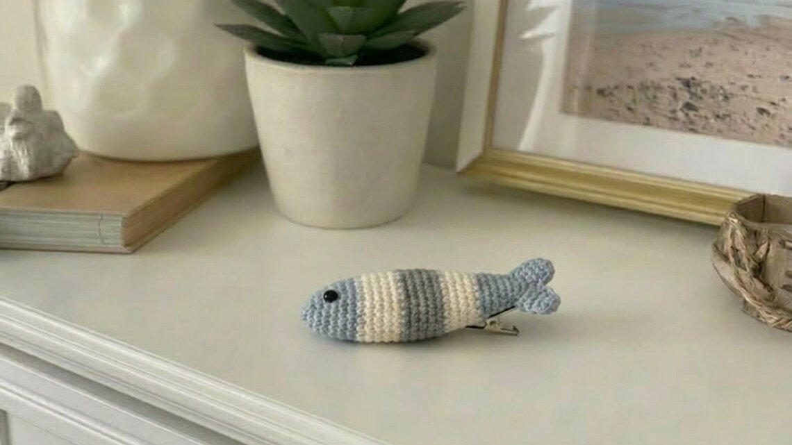 Mega-Trend zum Nachhäkeln: Dieser kleine Fisch hilft gegen nervöse Finger