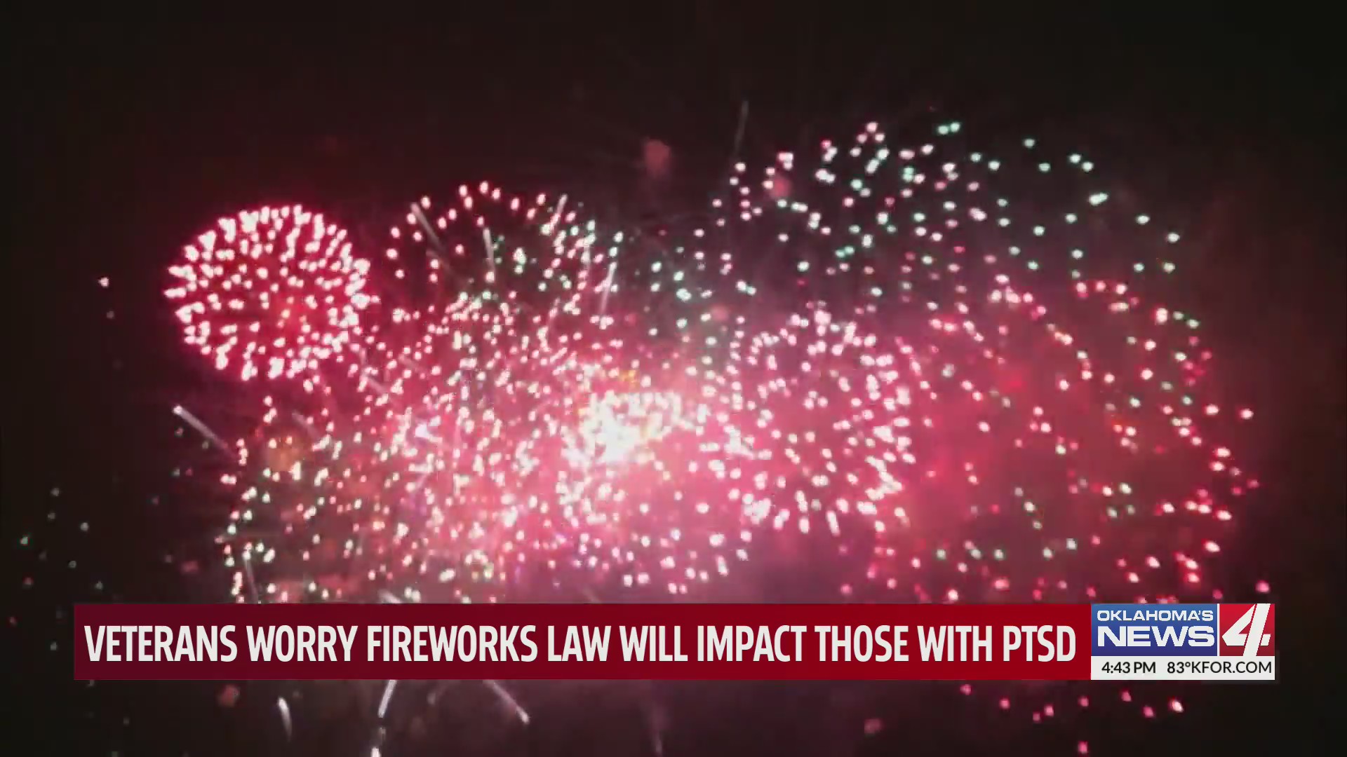 Veterans worry fireworks law will impact those with PTSD