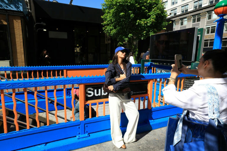 New York turns blue and orange as Knicks fever grips city