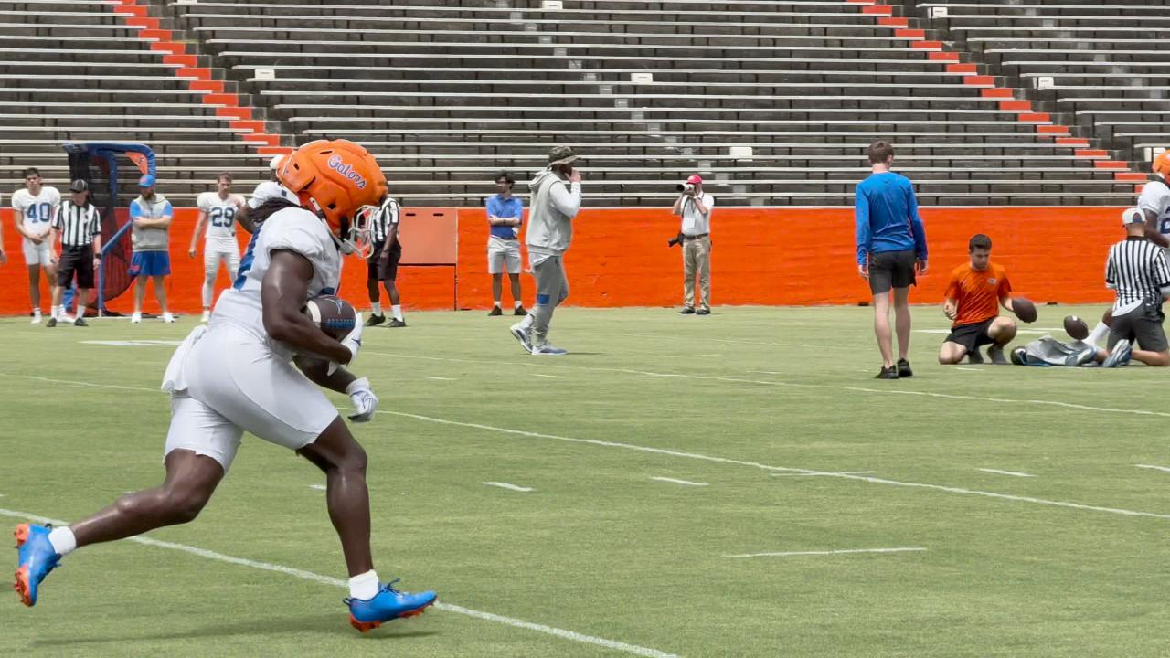 Florida Gators QB DJ Lagway returns to throwing in practice