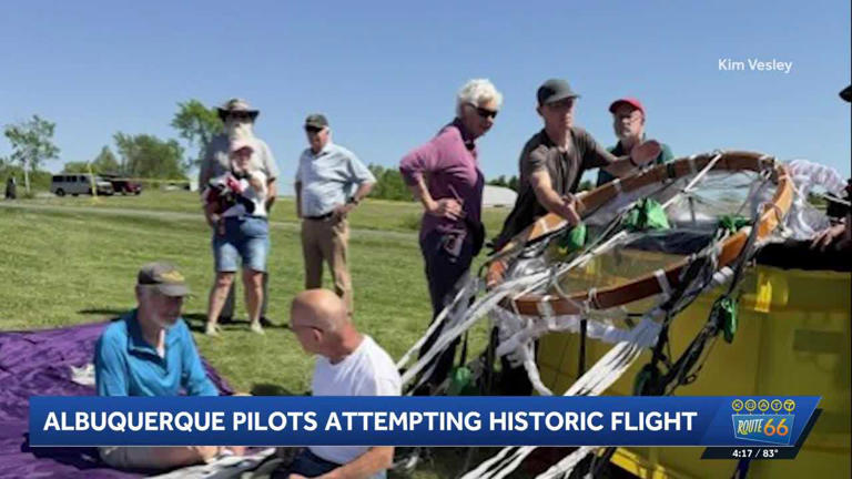 Balloonists aim for first hydrogen flight across the Atlantic
