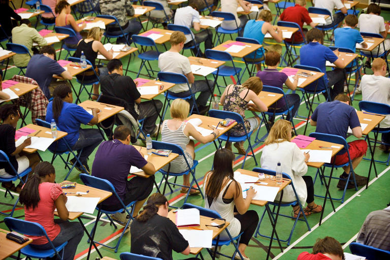 Students using phones, smart watches and glasses to cheat in exams