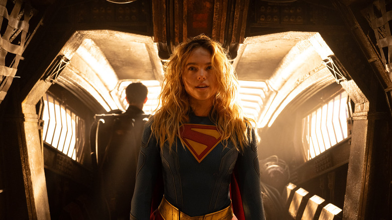 Why Supergirl barely wears her superhero costume in her own movie