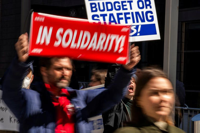 Trump signs order to make it easier to fire 8,000 federal workers