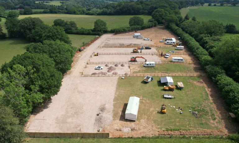 Travellers pave over fields and move in caravans again - as councils ...