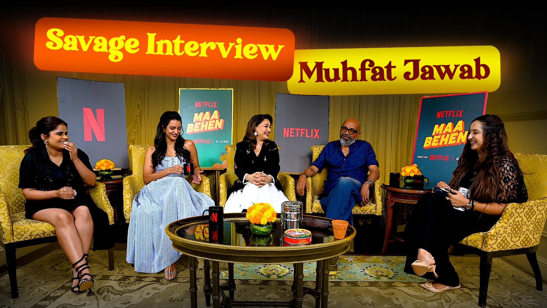 Maa Behen interview: Madhuri Dixit Nene, Triptii Dimri, Dharna, Suresh ...