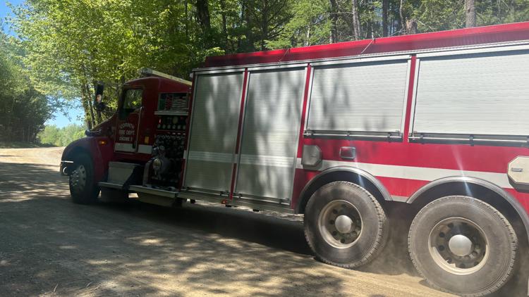 Dover-Foxcroft wildland fire burns 3 acres, 2 firefighters treated for ...