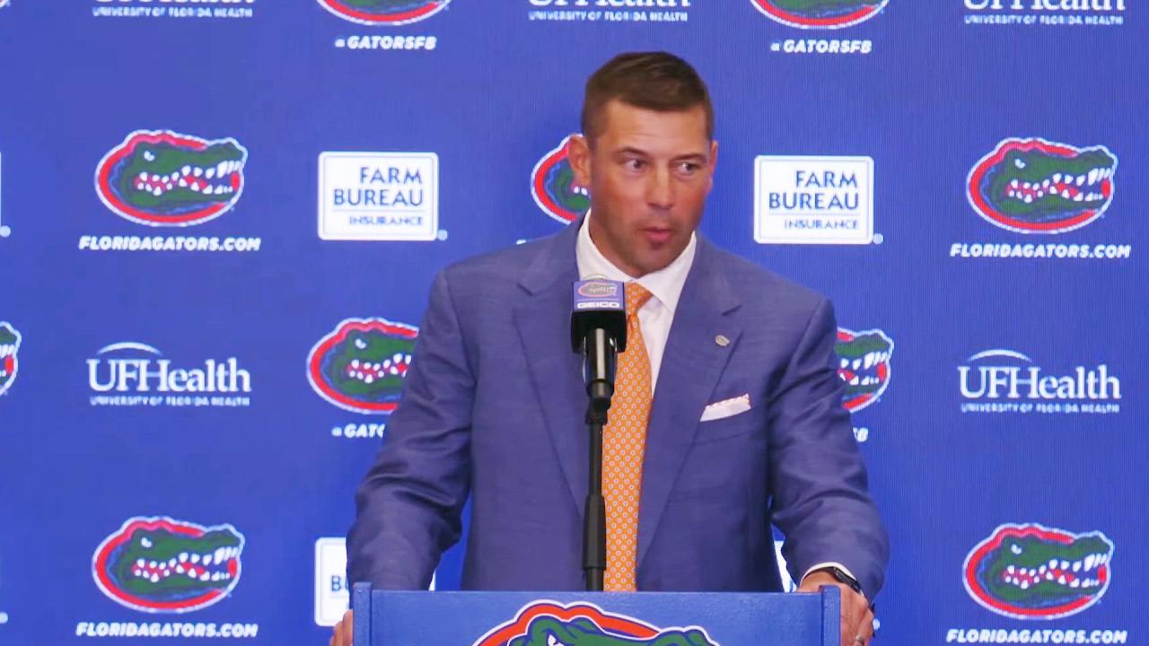 New Florida Gators HC John Sumrall sends strong message to Gators fans