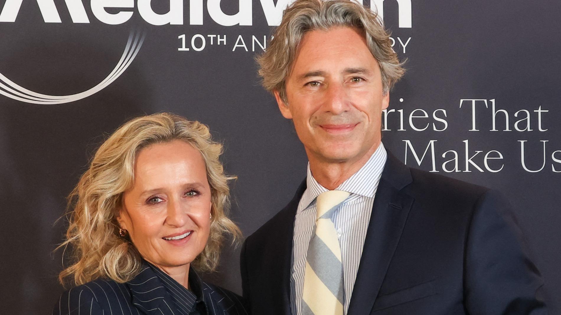 Caroline Roux et son époux Laurent Solly sur leur trente-et-un : le ...