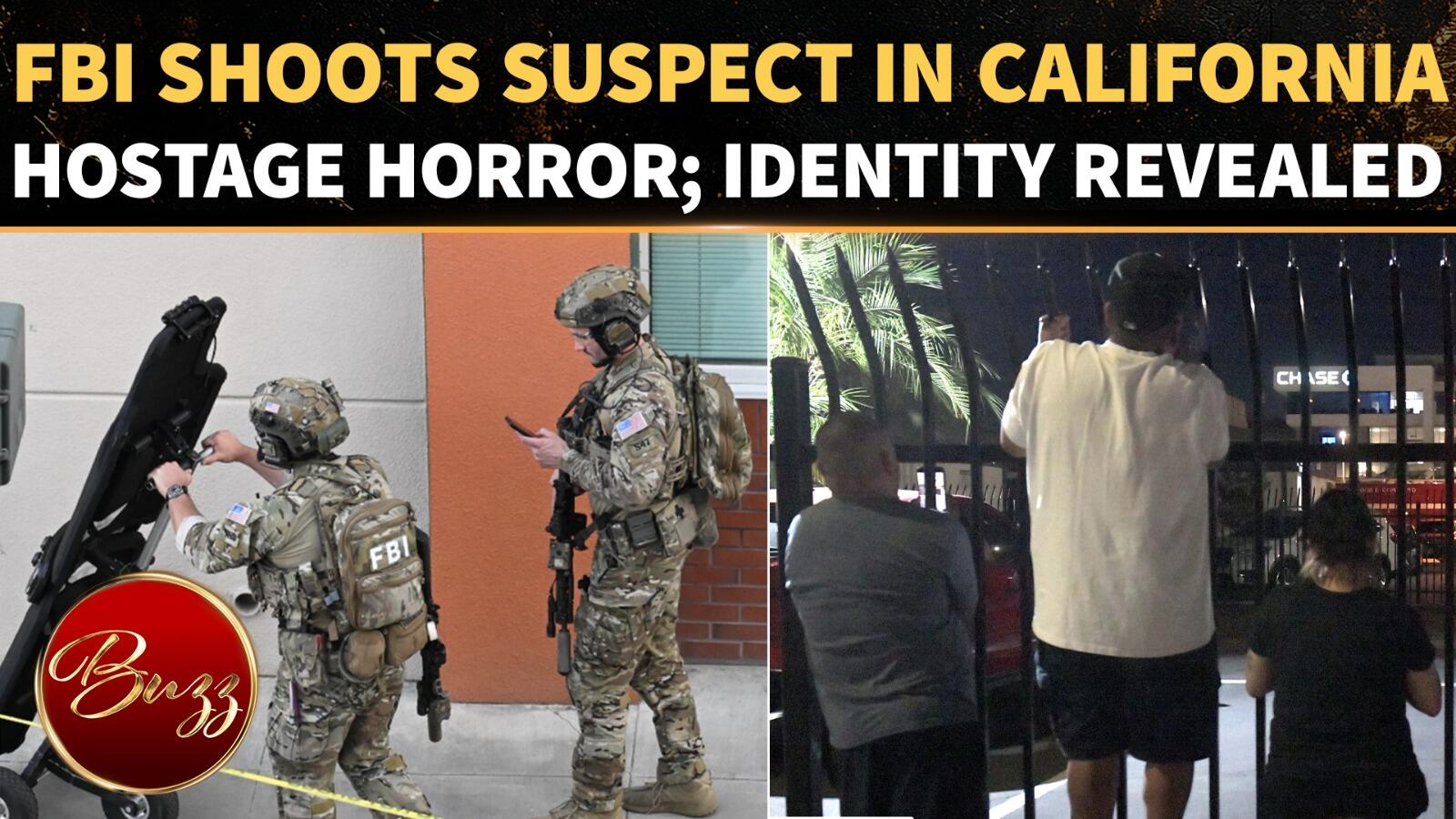 California: Tense scene as hostage taker shot dead by FBI after 15-hour ...