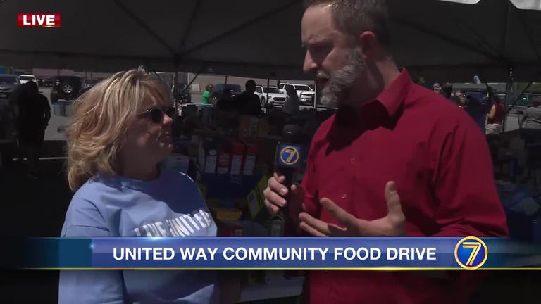 Our live report from the United Way food drive