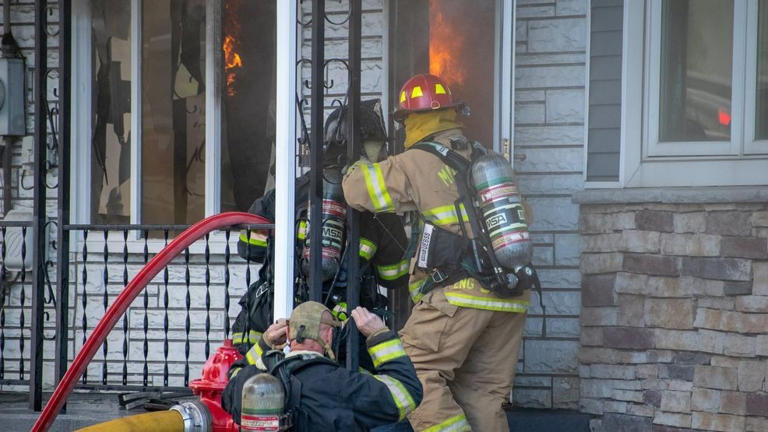 Three Minersville row homes damaged in multi-alarm fire