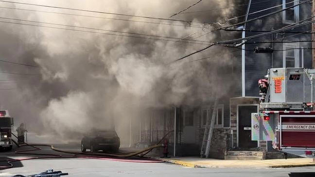 Three Minersville row homes damaged in multi-alarm fire
